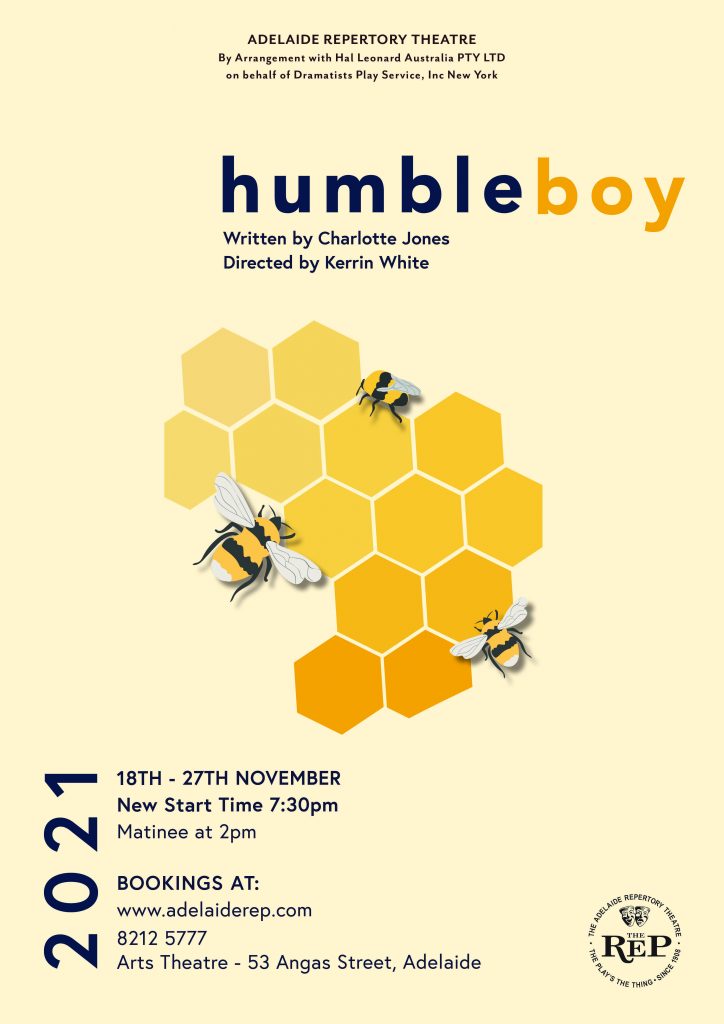 Humble Boy Auditions - The Adelaide Repertory Theatre